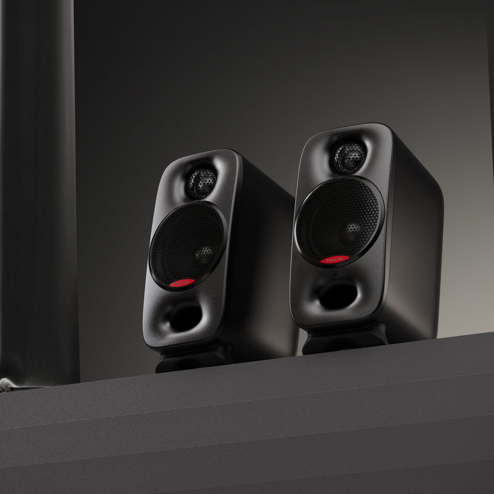 NUX AXON 3 Studio Reference Monitors – 90W Compact Powered Speakers ...