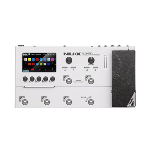 NUX MG-50Li Multi-Effects Processor & Amp Modeler – Guitar & Bass ...